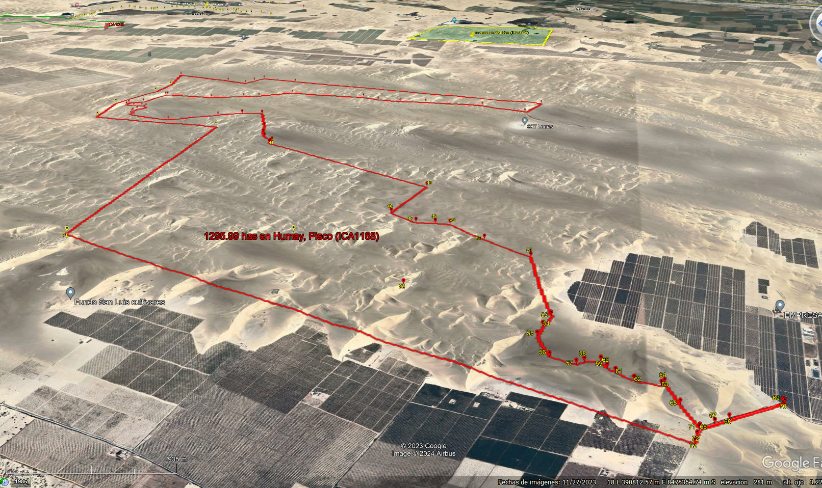 Terreno en Ica, 1295.99 hectareas en Humay, Pisco - Compra o Vende ...